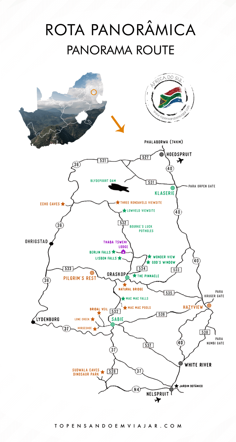 A Rota Panorâmica, na África do Sul - Tô Pensando em Viajar