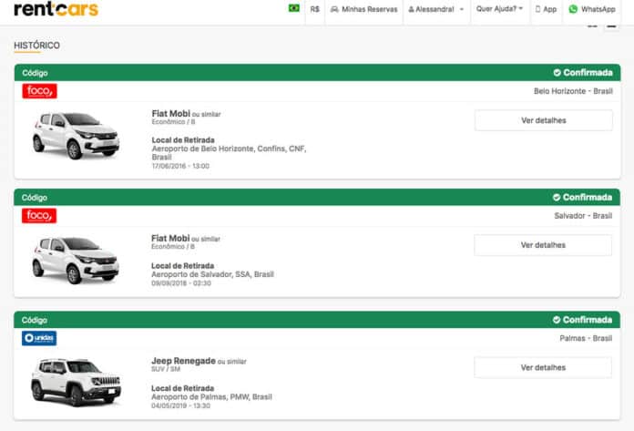 O site Rentcars é confiável? Vale a pena?